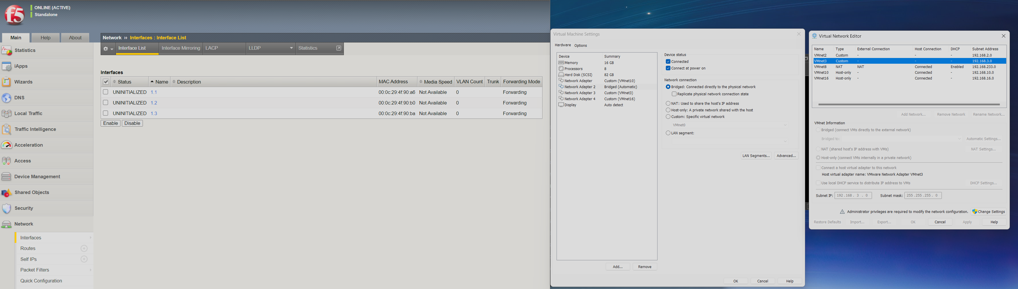 issue to set up F5 on VMware workstation Pro | DevCentral